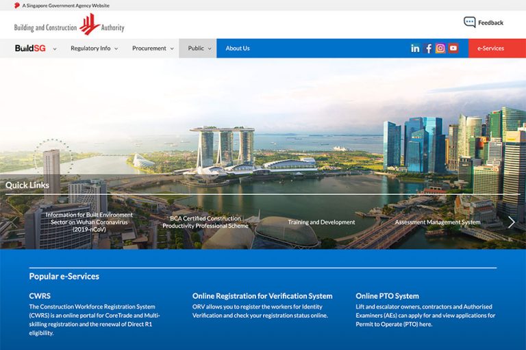 Works - Portfolio - Building and Construction Authority