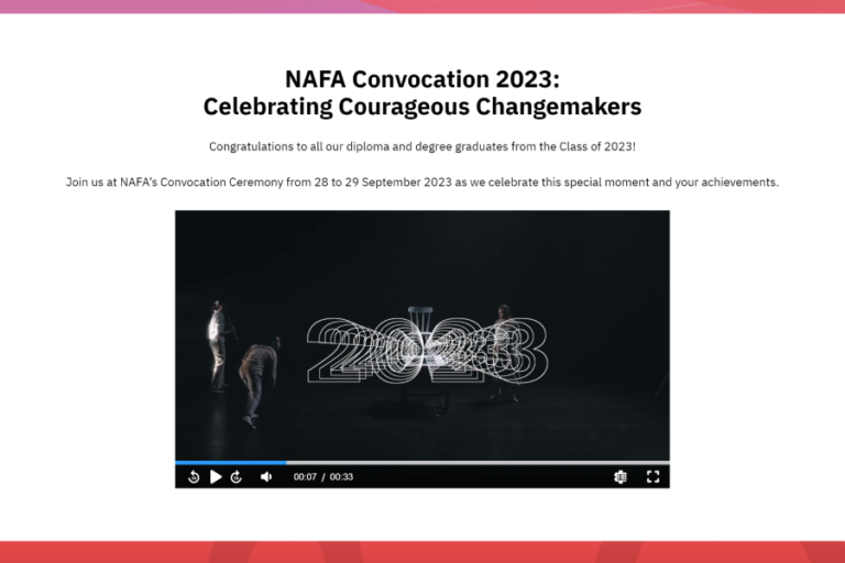 Works - Portfolio - NAFA Convocation 2023